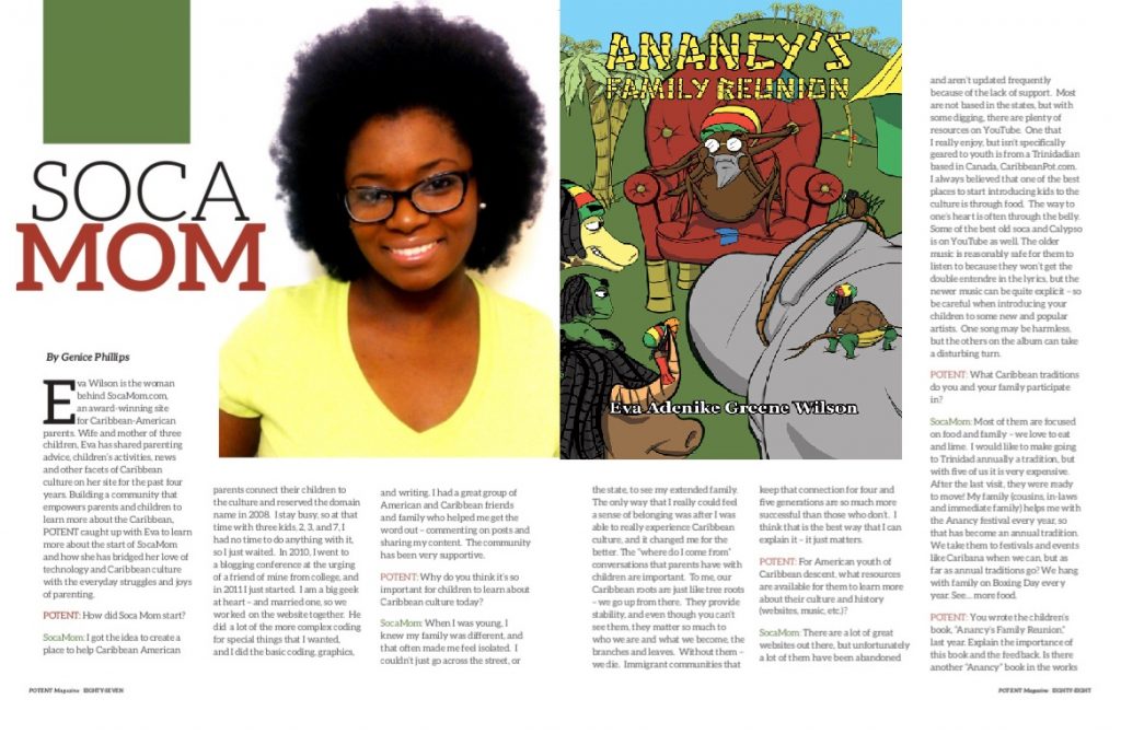 Interview in Potent Magazine - Socamom